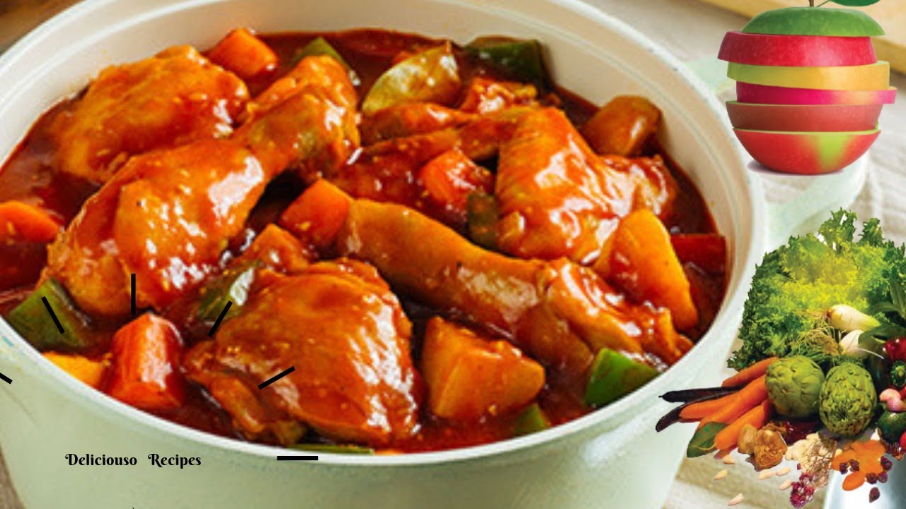 chicken afritada /how to make chicken afritada/ delicious - YouTube