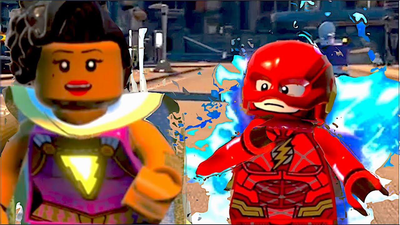 Justice League Flash vs Darla Shazam Race in Lego DC Super Villains ...