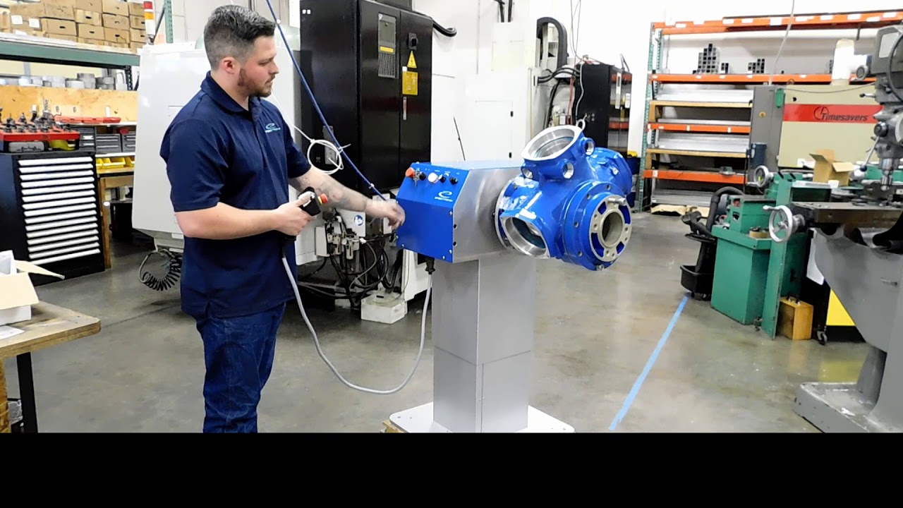 Motorized Lift Assist Work Positioner - Ergo Chief 2 Axis - YouTube