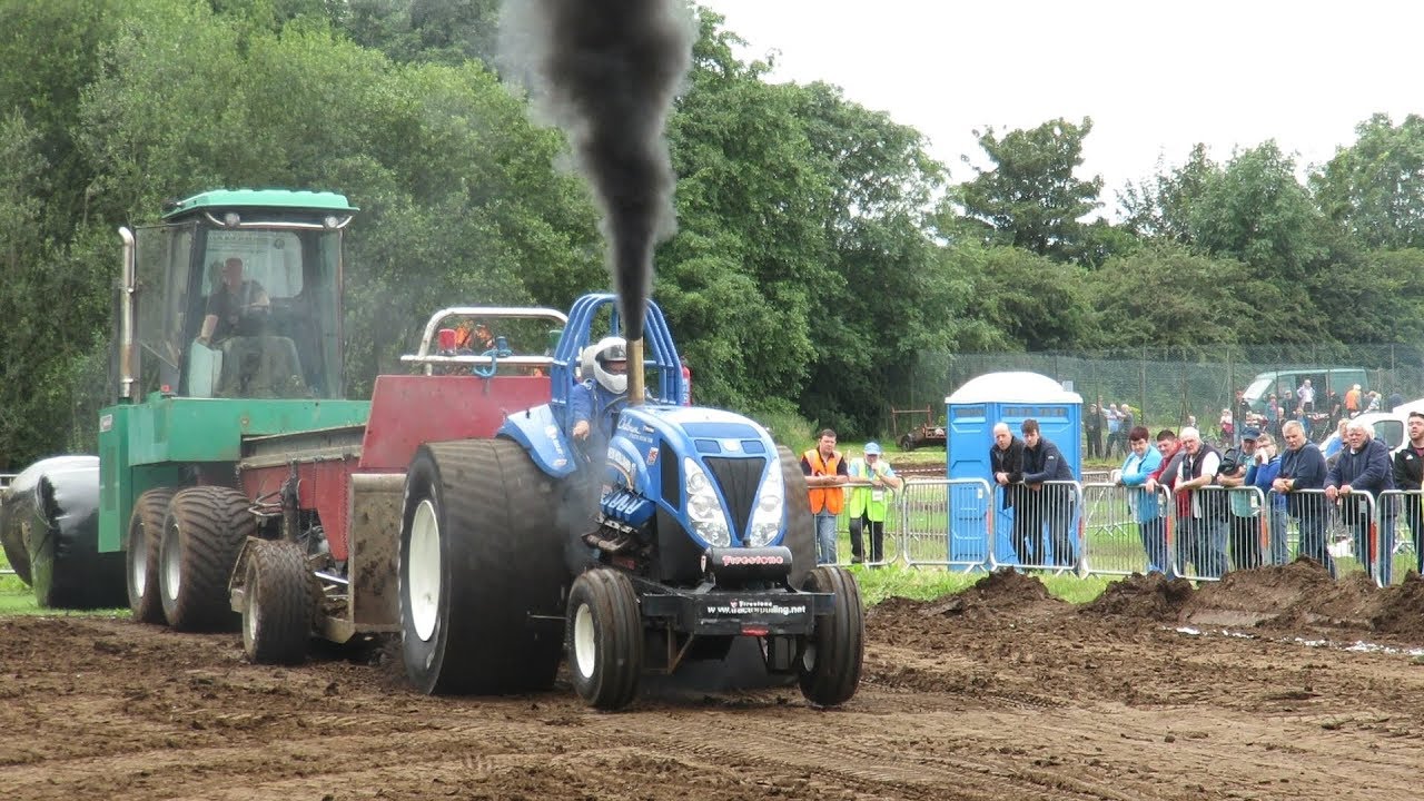 Ballymena Steam Rally Tractor Pulling 2019 - YouTube