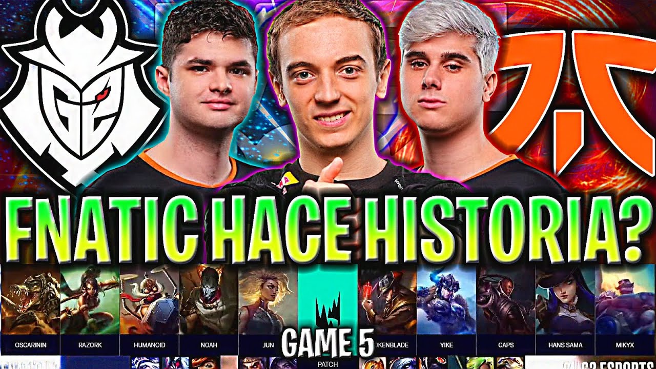 FNATIC HACE HISTORIA CON RAZORK NIDALEE vs G2? | G2 vs FNC Game 5 LEC PLAYOFFS 2024 ESPAÑOL LVP ...