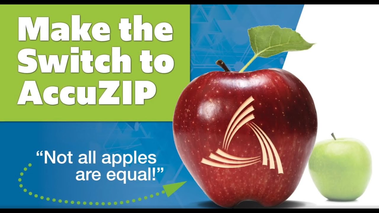 Switch To AccuZIP6 Direct Mail Postal Software - YouTube