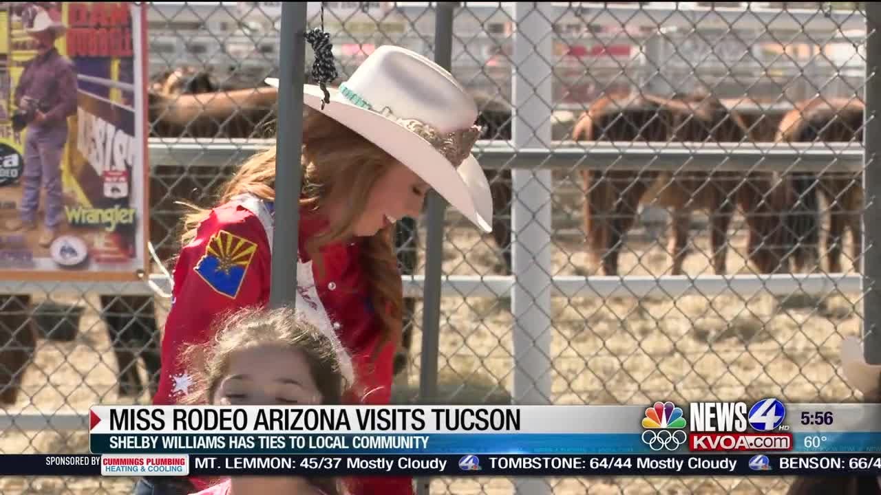 Miss Rodeo Arizona visits Tucson Rodeo - YouTube