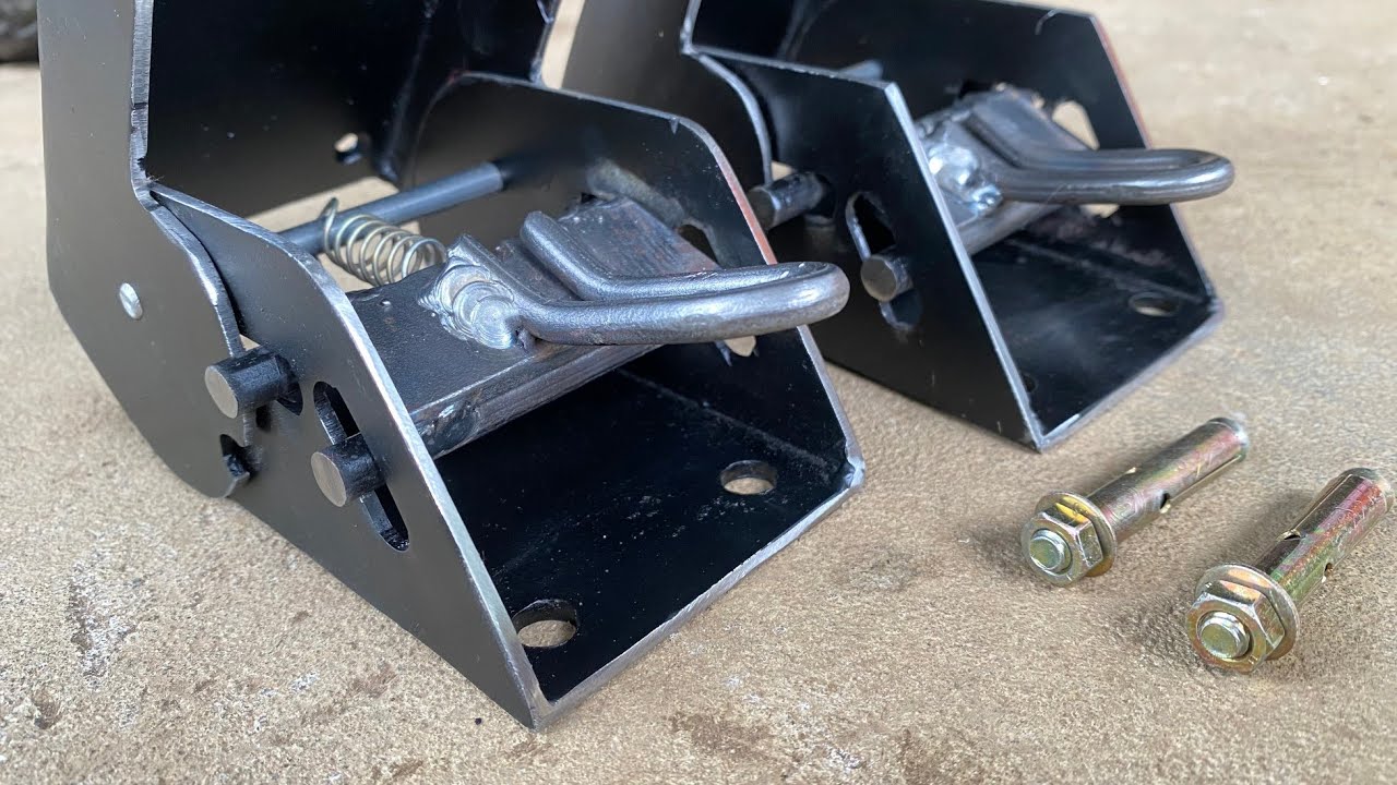 PEMIKIRAN TUKANG LAS TERAMPIL SUPER CERDAS || Diy membuat engsel ...