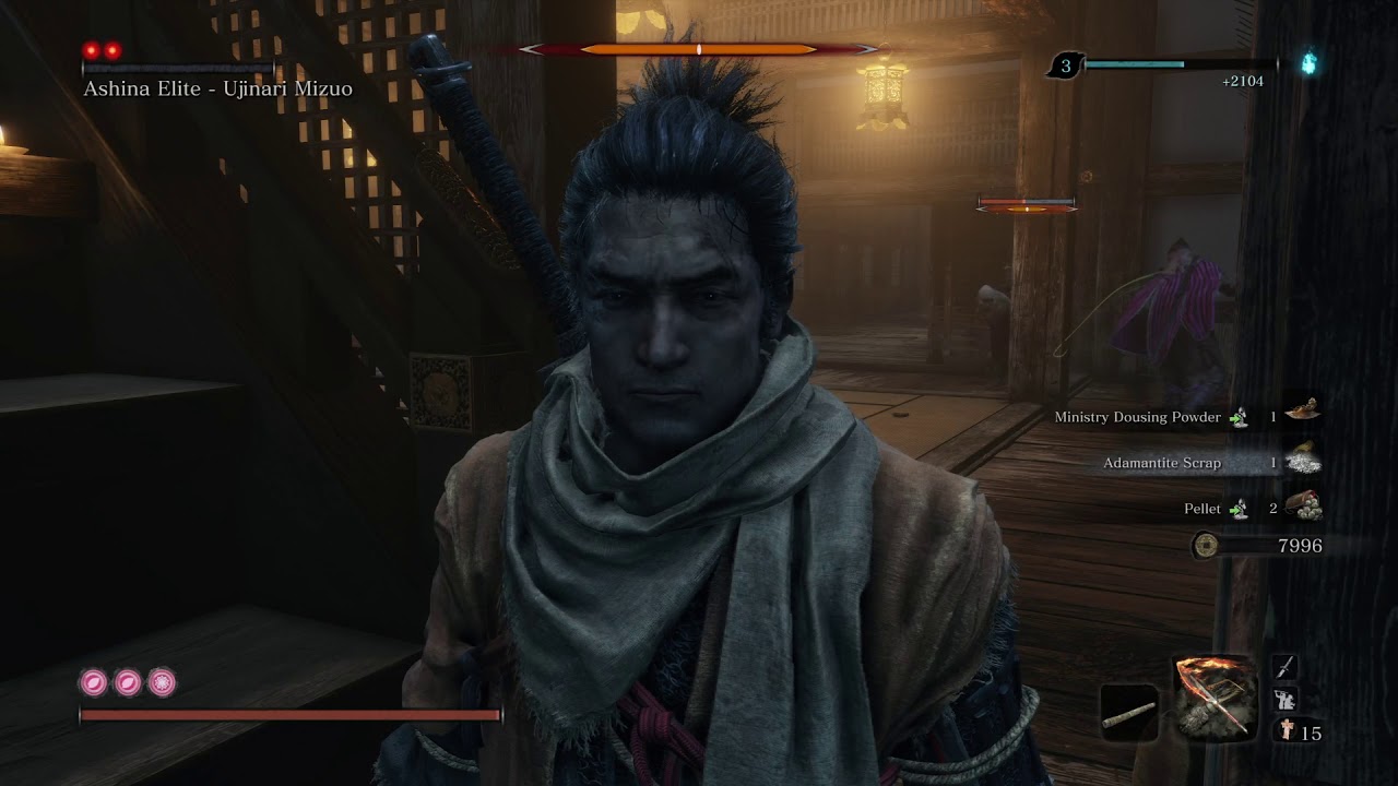 Sekiro™: Shadows Die Twice Npc war exp run late game spoilers - YouTube