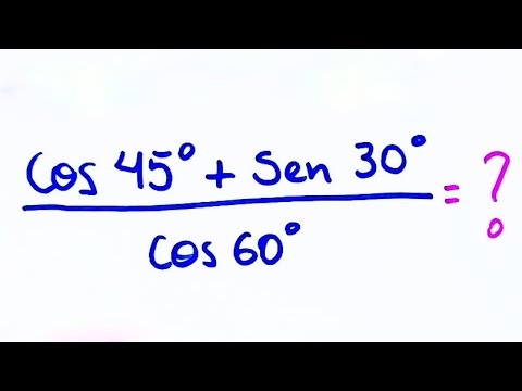 😱 Expressão Trigonométrica com Seno, Cosseno e Tangente @matematicoteca - YouTube