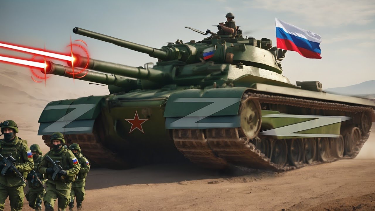 Brutal Attack! Russian Laser Tank Destroys Ukraine's Hidden Military ...