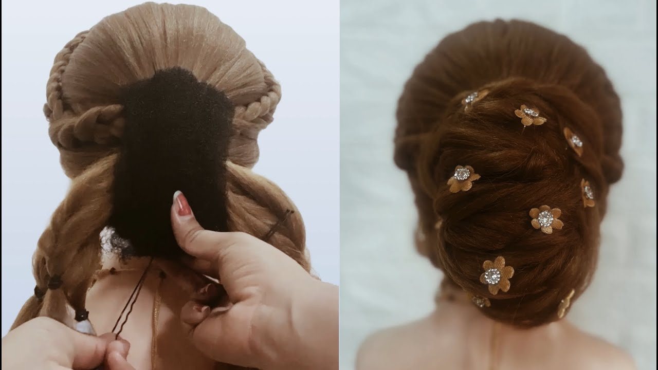 Messy bun hairstyle / Easy messy bun hairstyle / Bun hairstyle / Easy ...