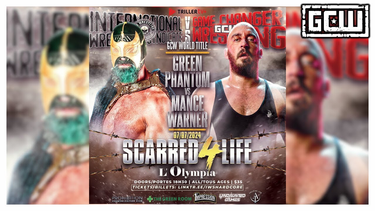 GCW - Mance Warner (c) vs Green Phantom | HYPE VIDEO | #IWSVSGCW - YouTube