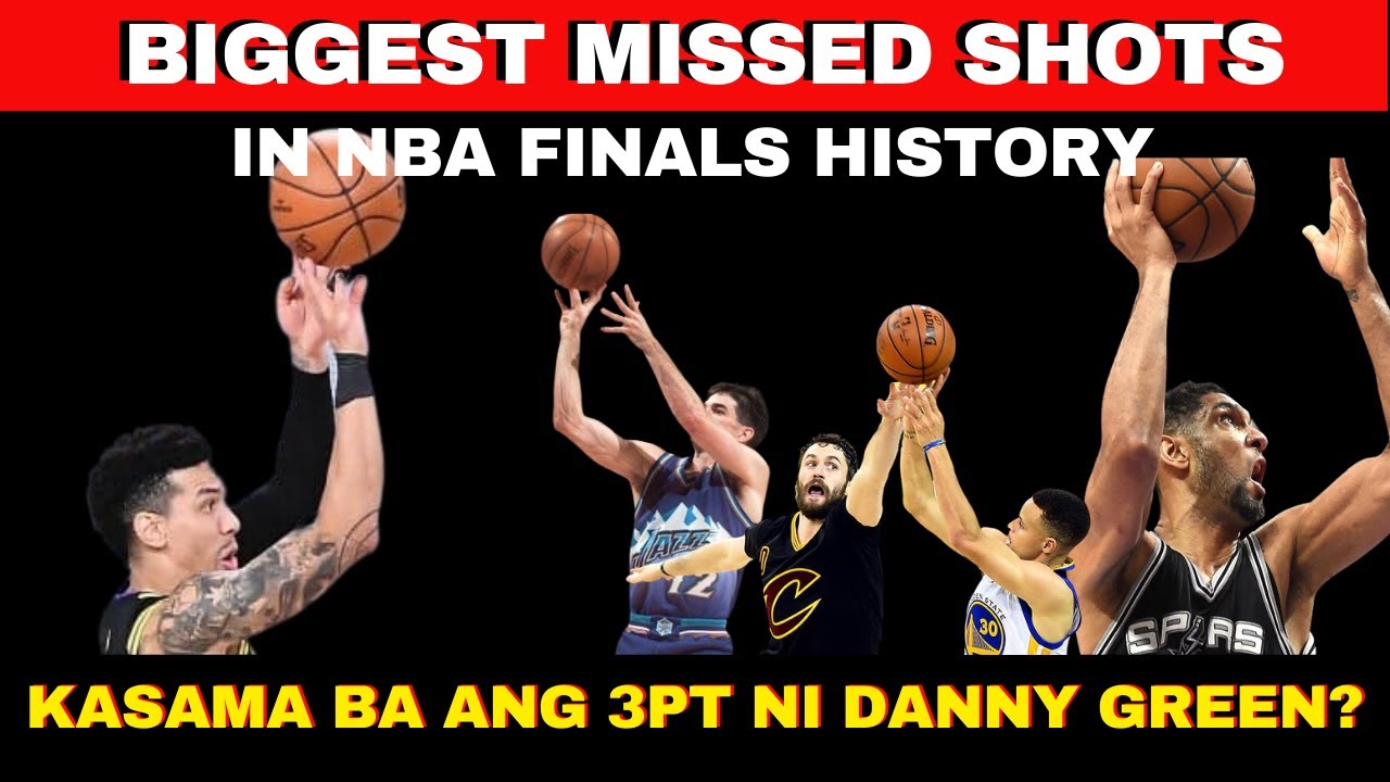 BIGGEST MISSED SHOTS IN NBA FINALS HISTORY | Kasali ba ang missed shot ...