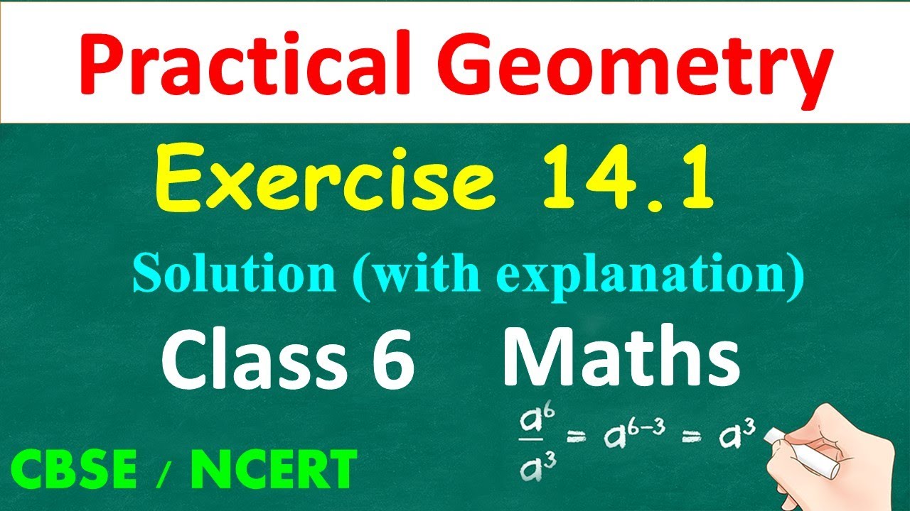 NCERT Exercise 14.1 | Question 1 to 6 | Practical Geometry | Class 6 ...