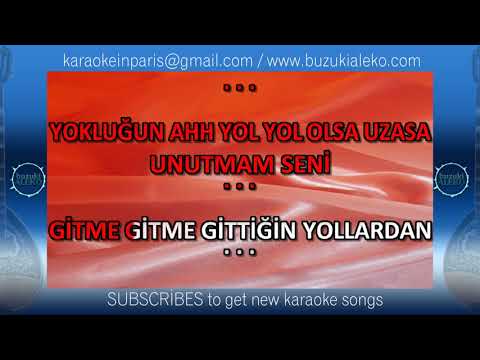 SİGARAMIN DUMANINA SARSAM ♫ 1980 ♫ KARAOKE with buzuki