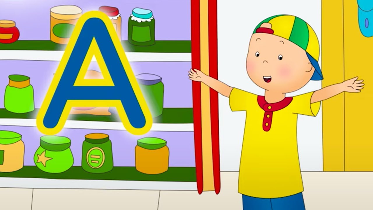 Caillou Learns the Alphabet | Caillou Cartoon - YouTube