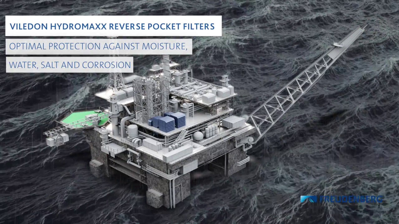 Viledon hydroMaxx reverse pocket filter - the excellent coalescer - YouTube