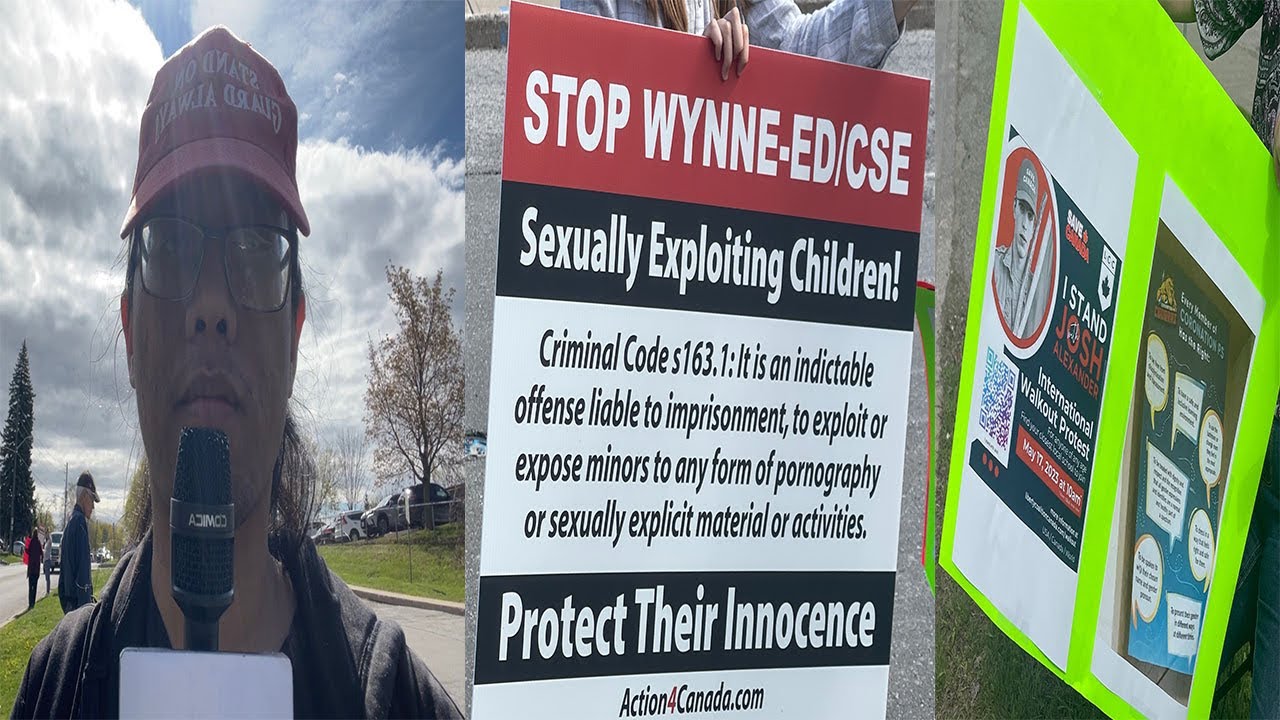 Concerned parents protesting inappropriate materials in schools - YouTube