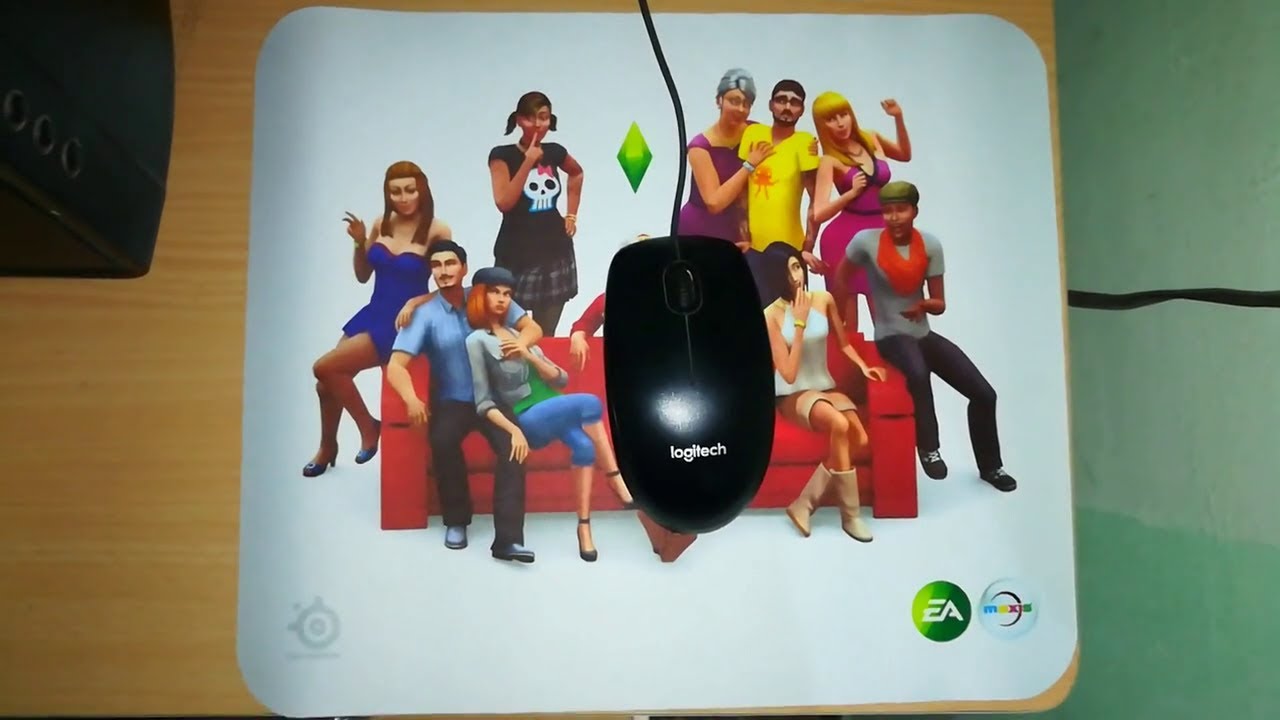 SteelSeries Mouse pad Qck The Sims 4 Edition - 49 Rupees - YouTube