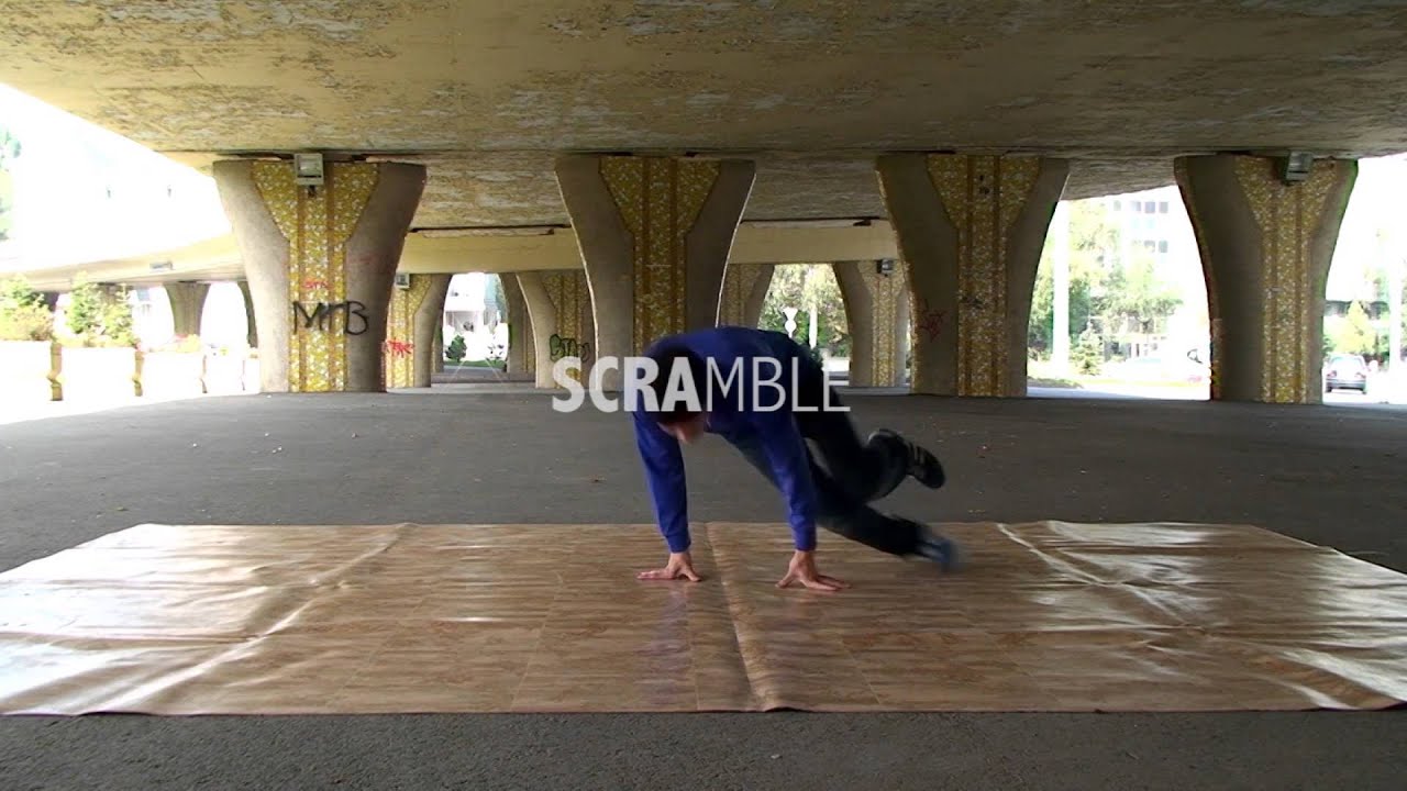Scramble Вариации - Foot work (средний уровень) - YouTube