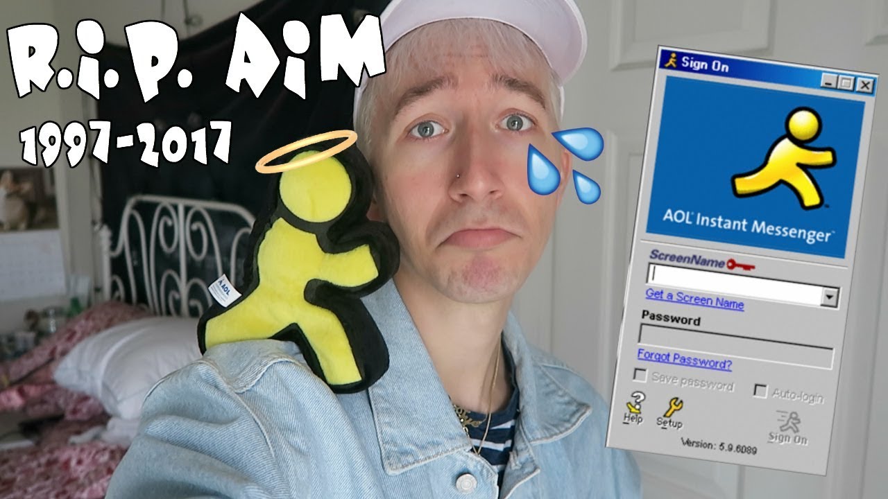 GOODBYE AOL INSTANT MESSENGER (AIM) | VLOGMAS 2017 - DAY 15 - YouTube