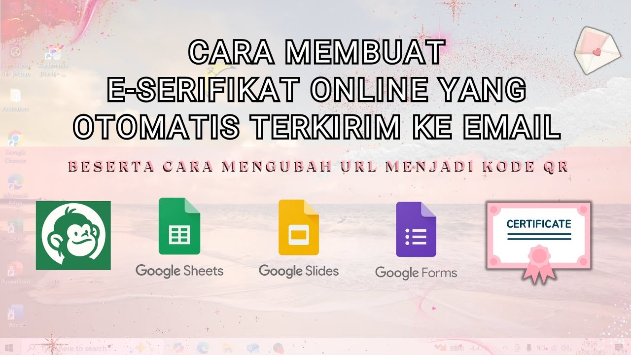 Tutorial Membuat E-Sertifikat Otomatis yang Bisa Langsung Otomatis ...