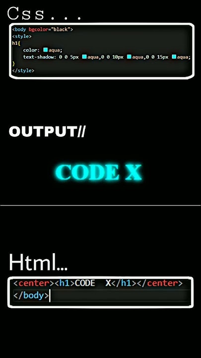 Neon text html+css code #shorts #html #css #coding - YouTube