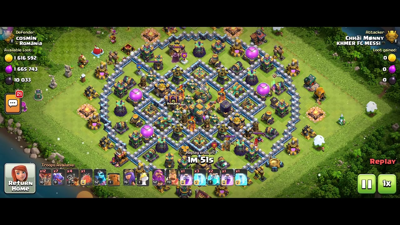 CLAS OF CLANS TH14 ATTACK STRATEGY 😱 - YouTube