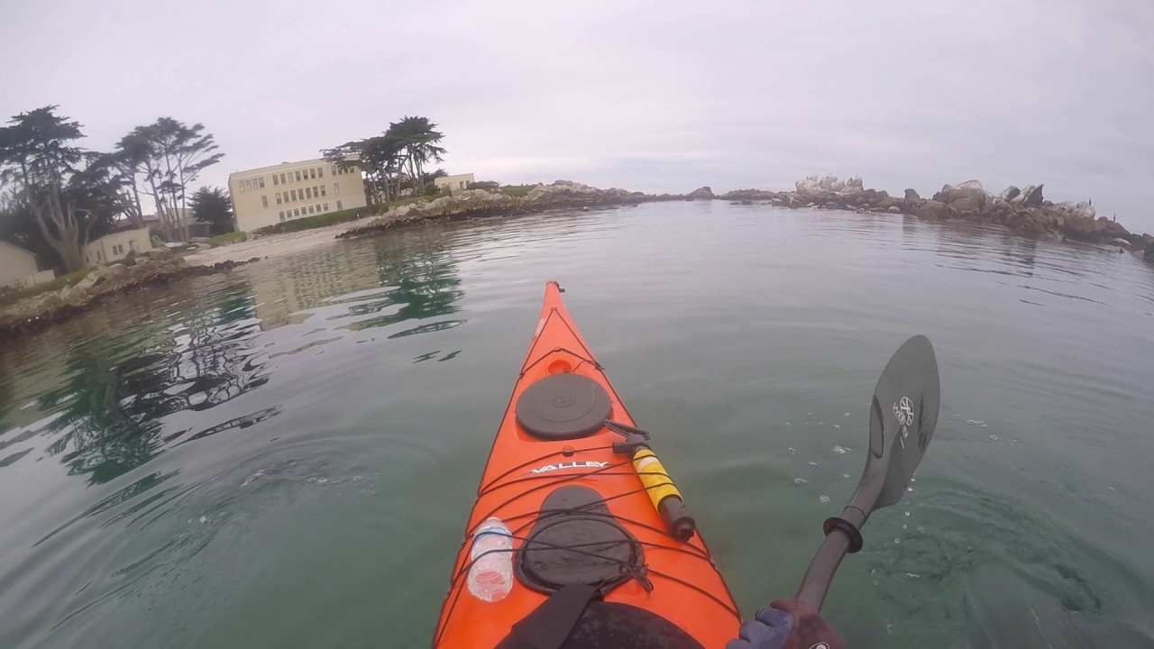 Kayaking Del Monte Beach to Lover's Point in Monterey Bay California ...