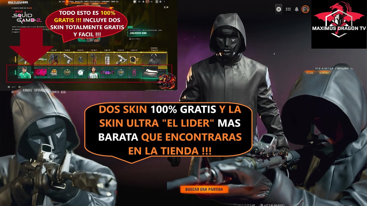 COD BLACK OPS 6 100% GRATIS DOS SKIN Y LA SKIN ULTRA DE "EL LIDER" DE ...