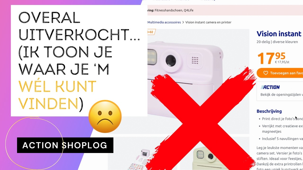 Action, dit is écht niet ok (dit is hoe je deze camera wél kunt vinden ...