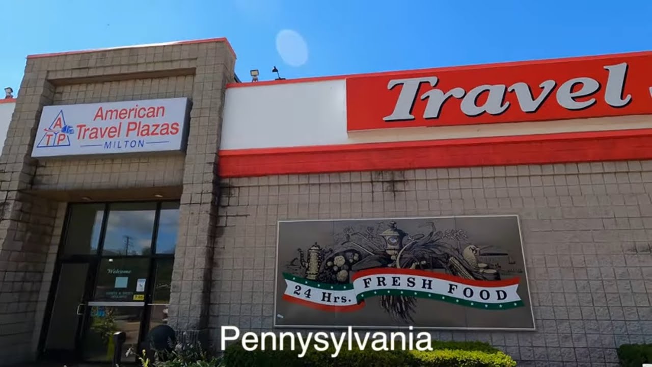 Exxon at American Truck Stop Plaza tour Pennsylvania USA - YouTube