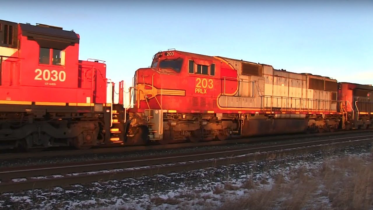 CN Train Spotting HD: EX Warbonnet SD75M | CN 2677 PRLX 203 & CN 2030 ...