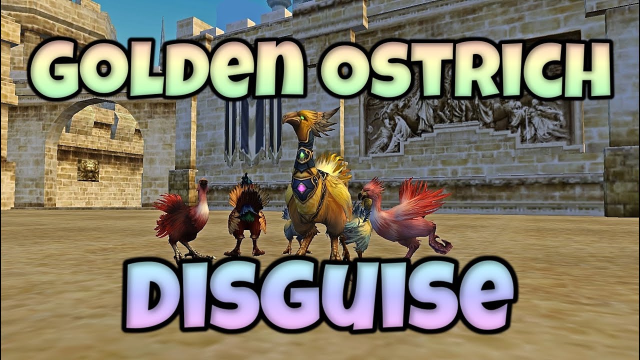 Runes of Magic - Golden Ostrich Disguise is actually good - YouTube