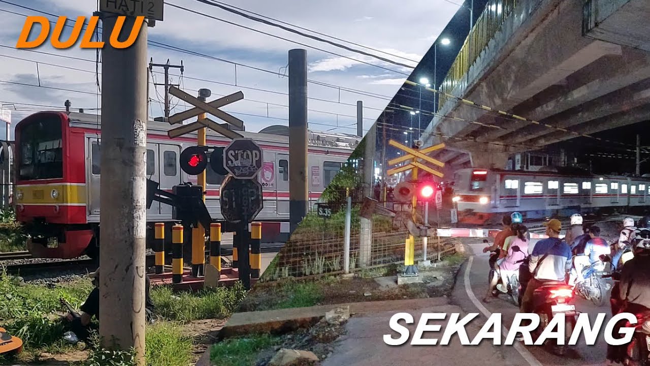 Perubahan Perlintasan KA Cisauk Sebelum Hingga Sesudah Ada Fly Over ...