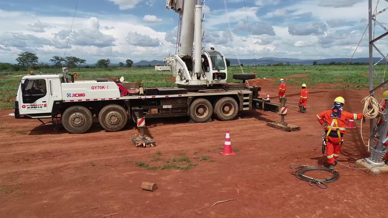 Içamento torre tipo Cross rope Torre 237/1 - YouTube