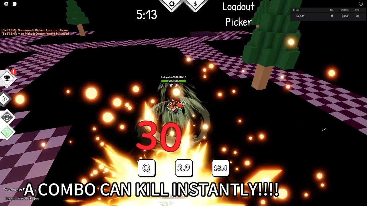 【Roblox】Random Rumble：A instant kill combo for loadout picker mode ...
