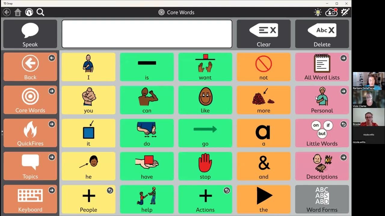 Introduction to vocabulary organization on TD Snap - YouTube