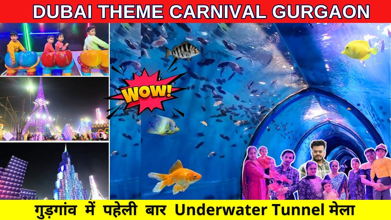 Dubai Theme Carnival Gurgaon Mela || First Time in Gurgaon ...