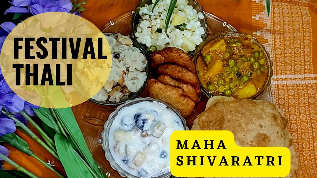 Festival Thali - Maha Shivarathiri | Shivaratri special recipes| # ...