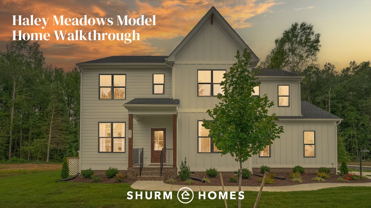 The Potomac - Haley Meadows Model Home Walkthrough - YouTube