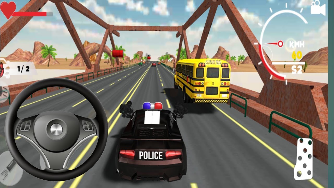 Police chasing Game#3d video Games - YouTube