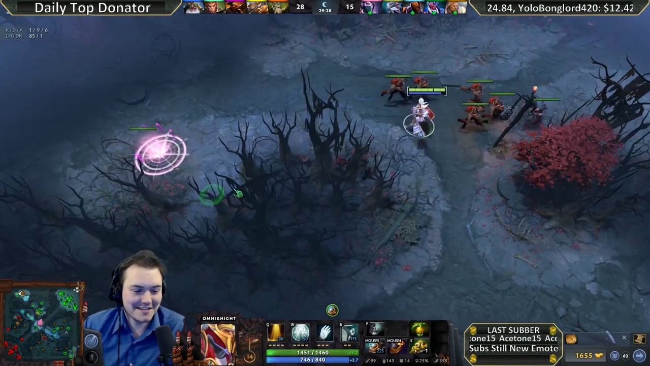 Sir slacks teachs you how to last hit in Dota 2 - YouTube