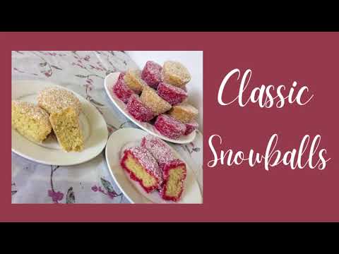 Classic Snowball Recipe/How to make red cakes/South Africa teatime ...