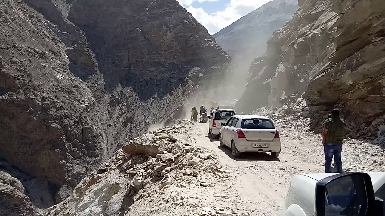 Landslide, hangrang valley, kinnaur , Himachal pradesh - YouTube