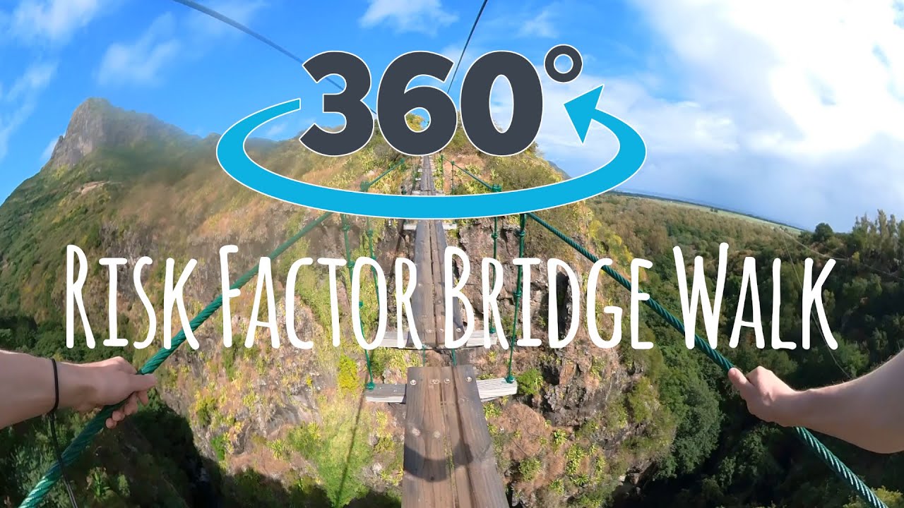 Risk Factor Bridge Walk | 360° / VR Video - YouTube