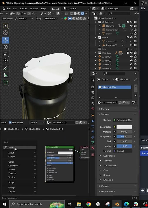 Realistic Glass shader for cycle engine #shaders#glass#blender#cycle - YouTube