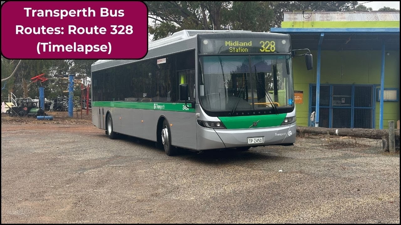 Transperth Bus Routes: Route 328 (Timelapse) - YouTube