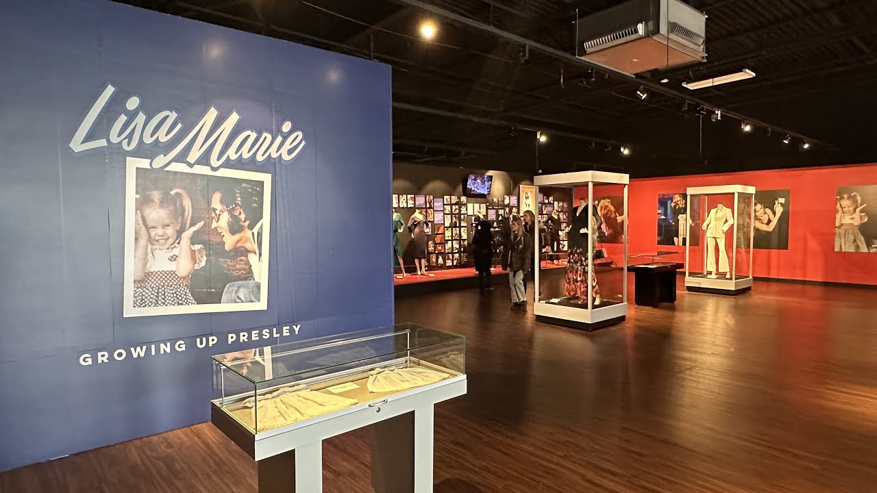 Lisa Marie Presley Growing Up Presley Exhibit Birthday Tribute - YouTube