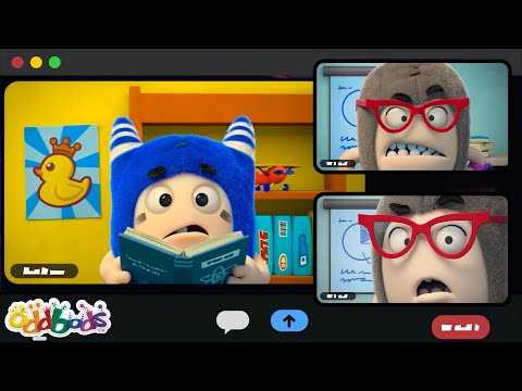 👨‍💻Baby Oddbods Learn Online! 👨‍💻 | 4 HOURS! | BEST Oddbods Marathon | Funny Cartoons for Kids