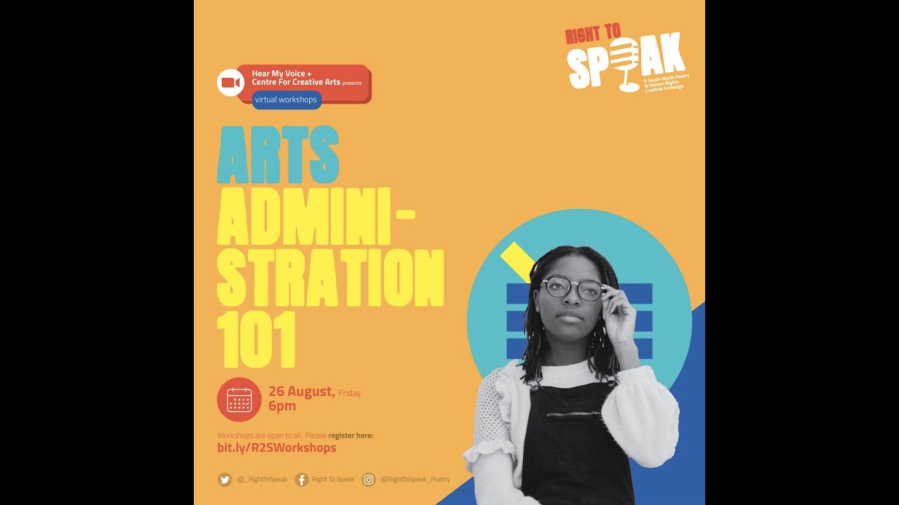 Workshop: Arts Administration - YouTube