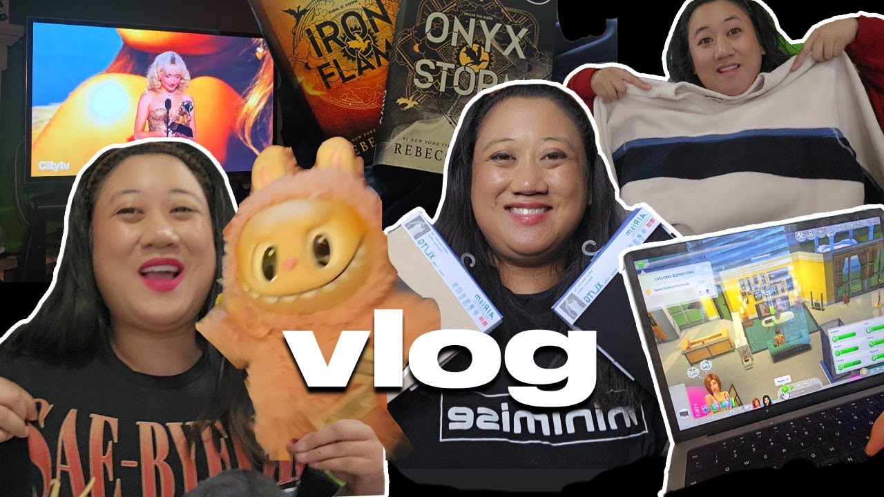 VLOG: mental wellness, current reads, labubu, uniqlo, sims 4, grammys ...