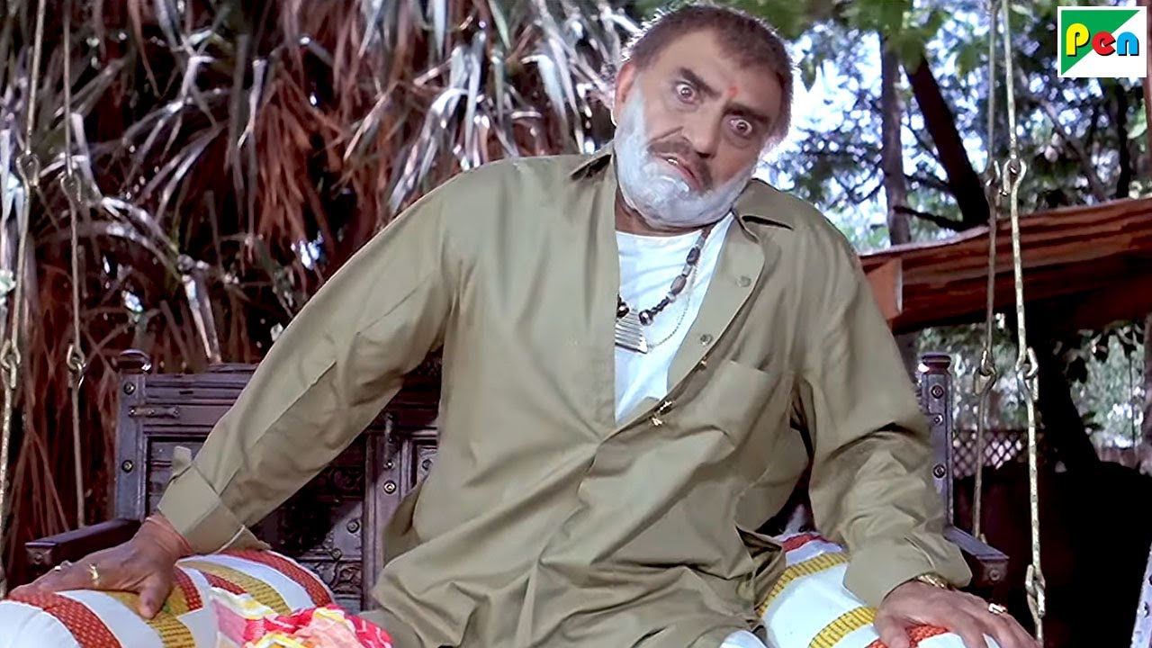 ताऊ के गिरेबान पर हाथ डाला - Amrish Puri, Ajay Devgn - Divya Shakti ...